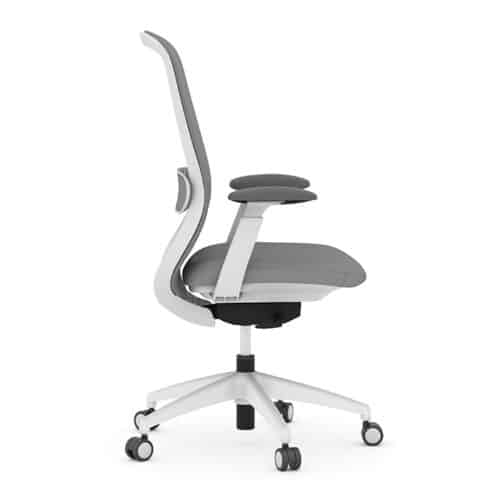 Konfurb Crescent Mid-Back Executive Chair w/Weight-Activated Synchro ...