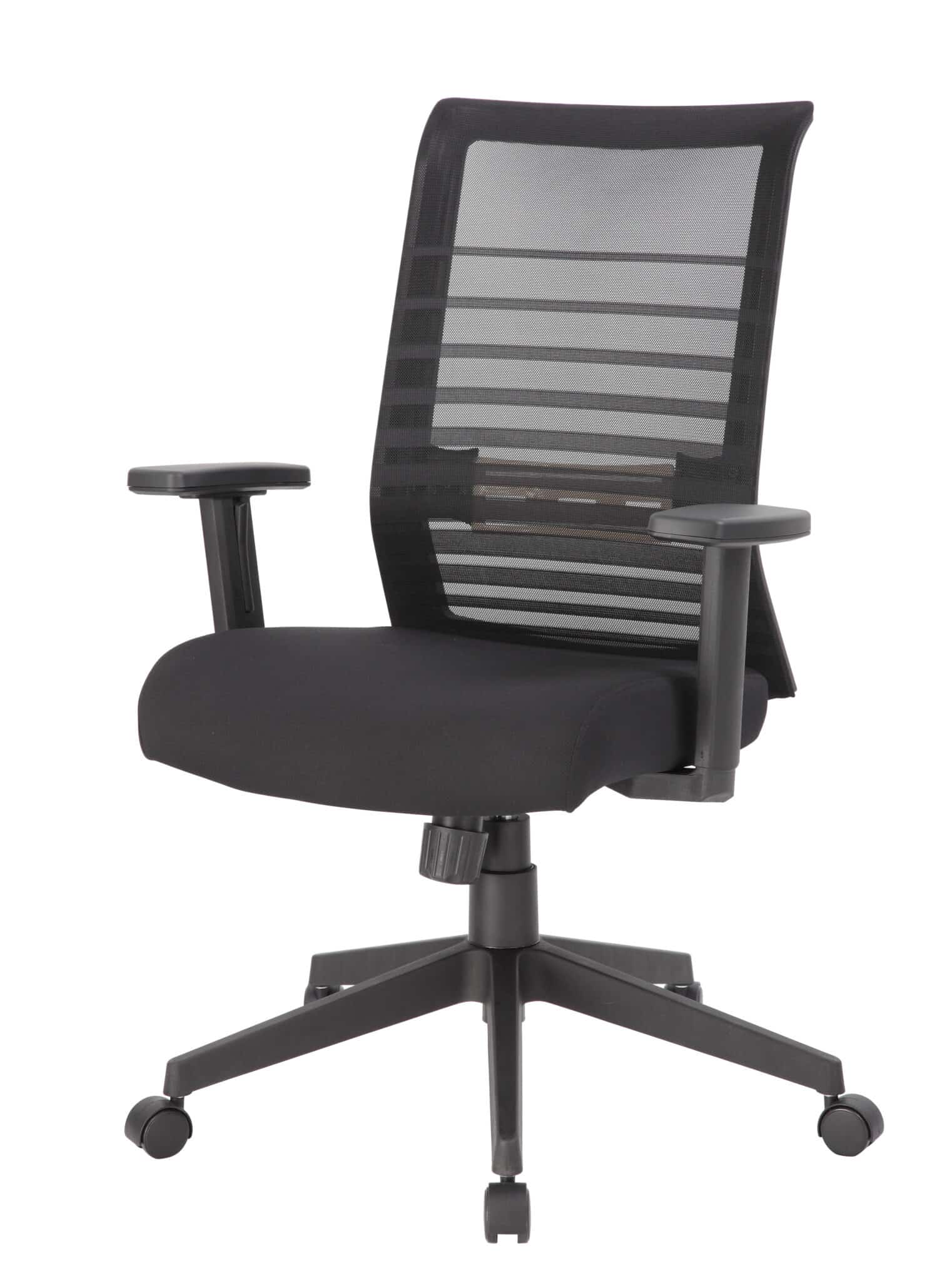 Horizontal Task Chair w/Synchro-Tilt Mechanism, Mesh - Black - Offices ...